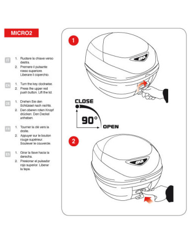 Top Case 30L | Givi E300N2 et E300NT2 | Packmoto.com